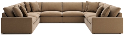 Click here for Ashley Luxe Whitehaven Velvet 8-Piece Modular U-Sh... prices