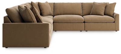 Click here for Whitehaven 5-Piece Velvet Modular L-Shaped Section... prices