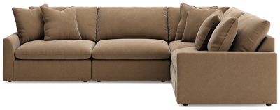 Click here for Whitehaven 4-Piece Velvet Modular L-Shaped Section... prices