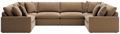 Click here for Ashley Luxe Whitehaven Velvet 6-Piece Modular U-Sh... prices