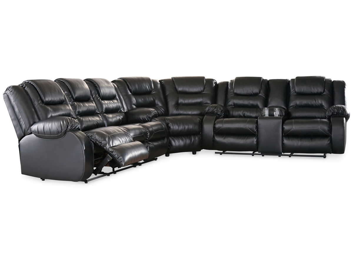 Ashley vacherie reclining sectional store