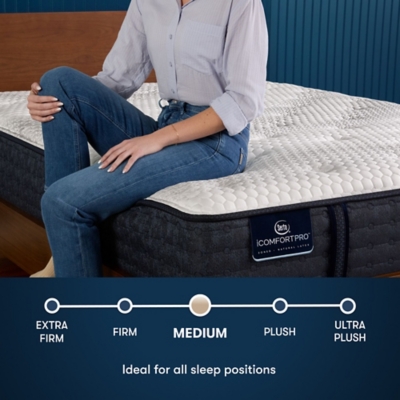 Serta iComfortPro Chelsea Medium Tight Top 12 in. Queen Mattress | Ashley