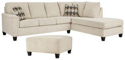Click here for Abinger 2-Piece Sectional with Ottoman  Natural prices