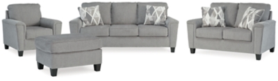 Leeshan Sofa, Loveseat, Chair and Ottoman | Ashley
