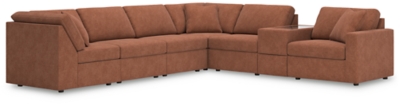Modmax 7-Piece Modular Next-Gen Nuvella™ Performance Fabric Sectional ...
