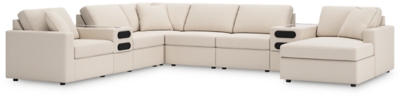 Modmax 8-Piece Modular Next-Gen Nuvella™ Performance Fabric Sectional ...