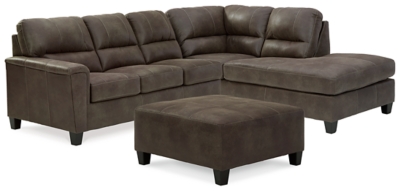 Navi 2-Piece Sectional with Ottoman | Ashley