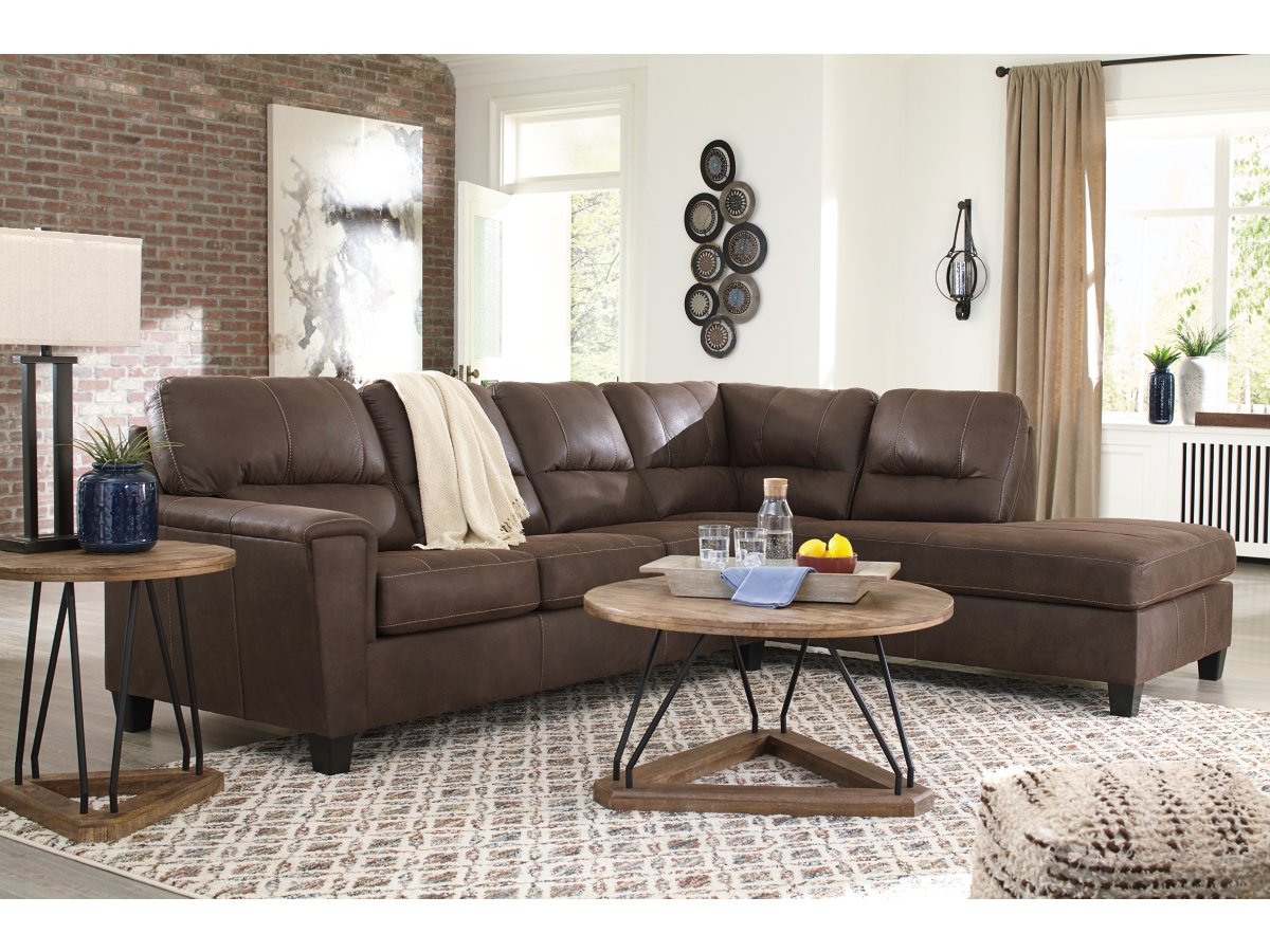 Navi 2 Piece Sectional with Chaise Ashley