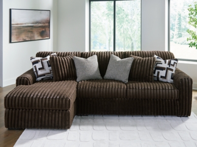 Click here for Midnight-Madness 2-Piece Sofa with Chaise  Chocola... prices