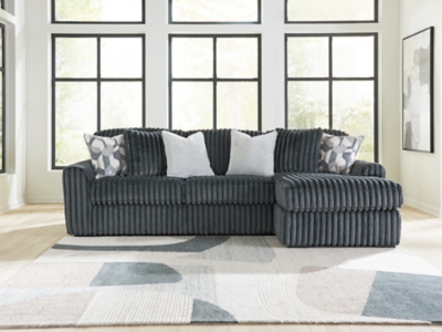 Click here for Midnight-Madness 2-Piece Sofa with Chaise  Gunmeta... prices
