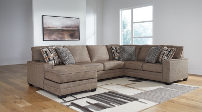 Click here for Cannonbrook Sectional with Chaise  Nutmeg prices