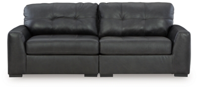 Click here for Brindley Pier 2-Piece Leather Modular Loveseat Lea... prices