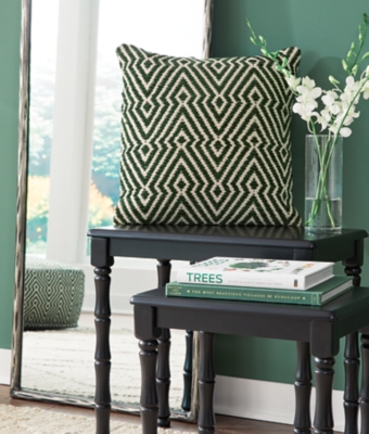 Click here for Digover Pillow  Green/Ivory prices