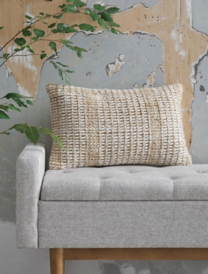 Click here for Hathby Pillow  Tan/White prices