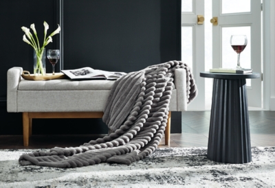 Click here for Alsonwell Throw  Gray prices