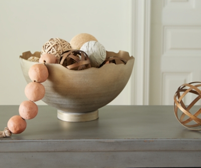 Click here for Maura Bowl  Antique Gold Finish prices