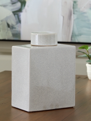 Click here for Haddworth Ceramic Jar   Antique White prices