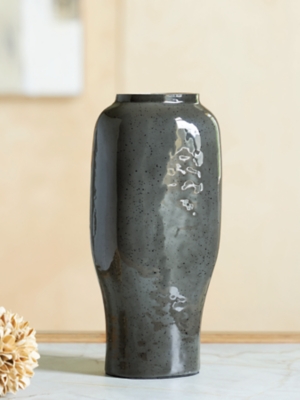 Click here for Kierlain Vase  Gray/Black prices