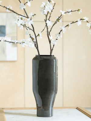 Click here for Kierlain Vase  Gray/Black prices