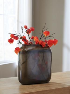 Click here for Sumner Vase  Gray/Gold Finish prices