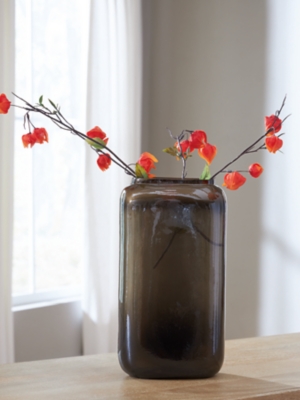 Click here for Sumner Vase  Gray/Gold Finish prices