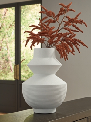 Click here for Naveen Vase  White prices