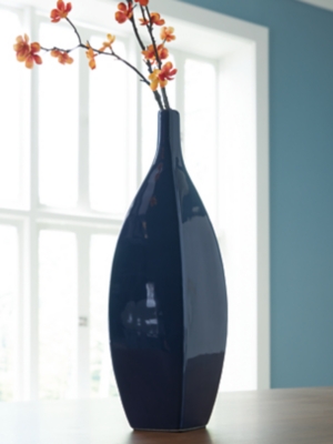 Click here for Abtinson Tall Indoor/Outdoor Vase  Navy prices