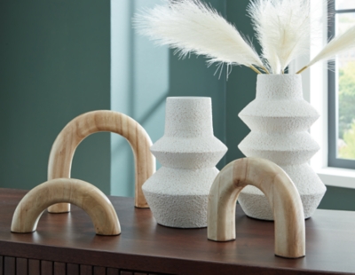 Click here for Maddwarth Accessory Set (Set of 5)  White/Natural... prices