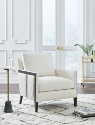 Click here for Ardenworth Accent Chair  Black/Ivory prices