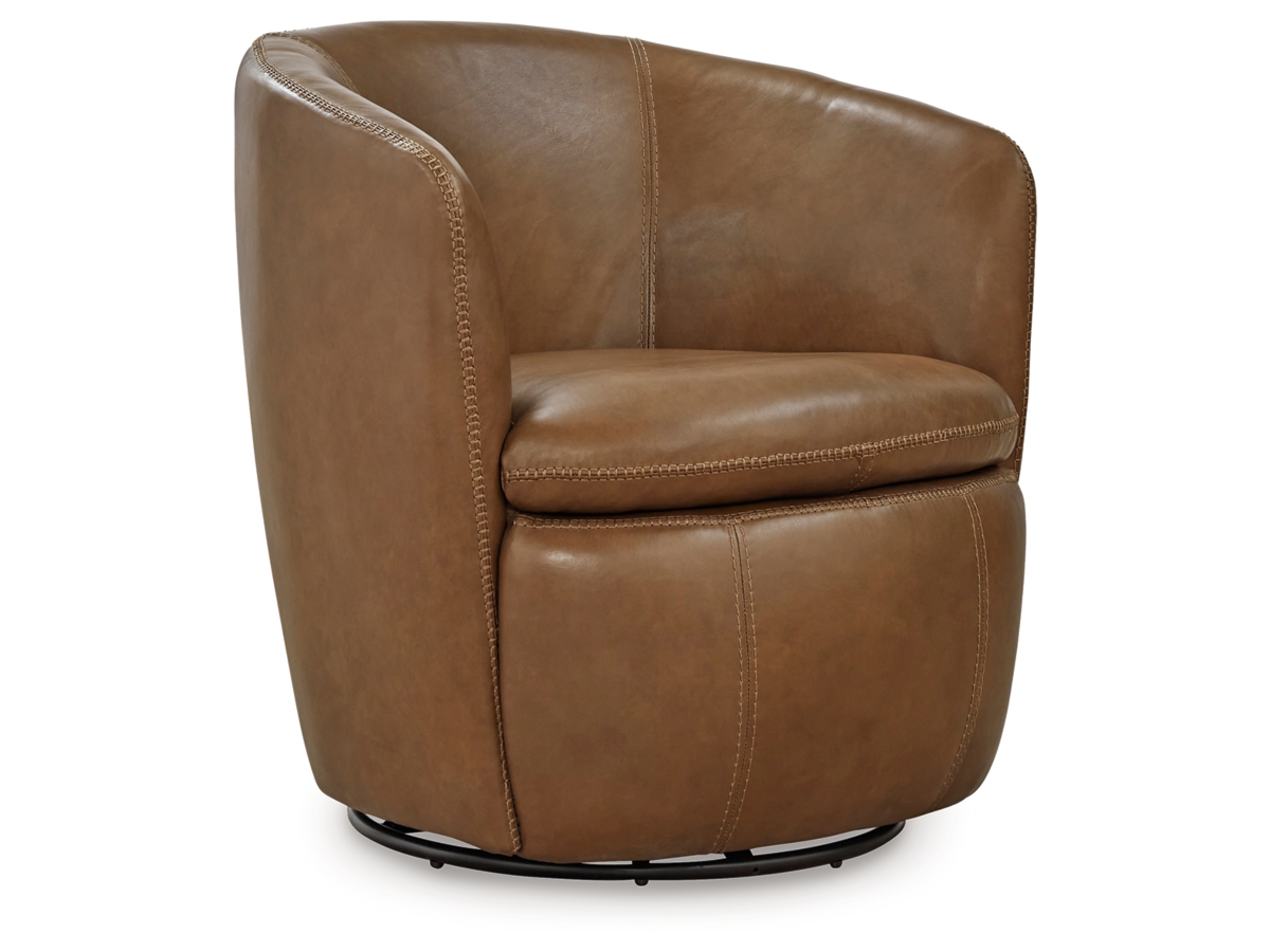 Kierreys Leather Swivel Chair Ashley