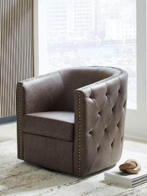 Click here for Brentlow Swivel Accent Chair  Granite prices
