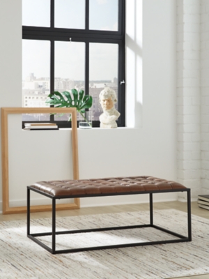 Click here for Junsor Coffee Table Ottoman  Brown/Black prices