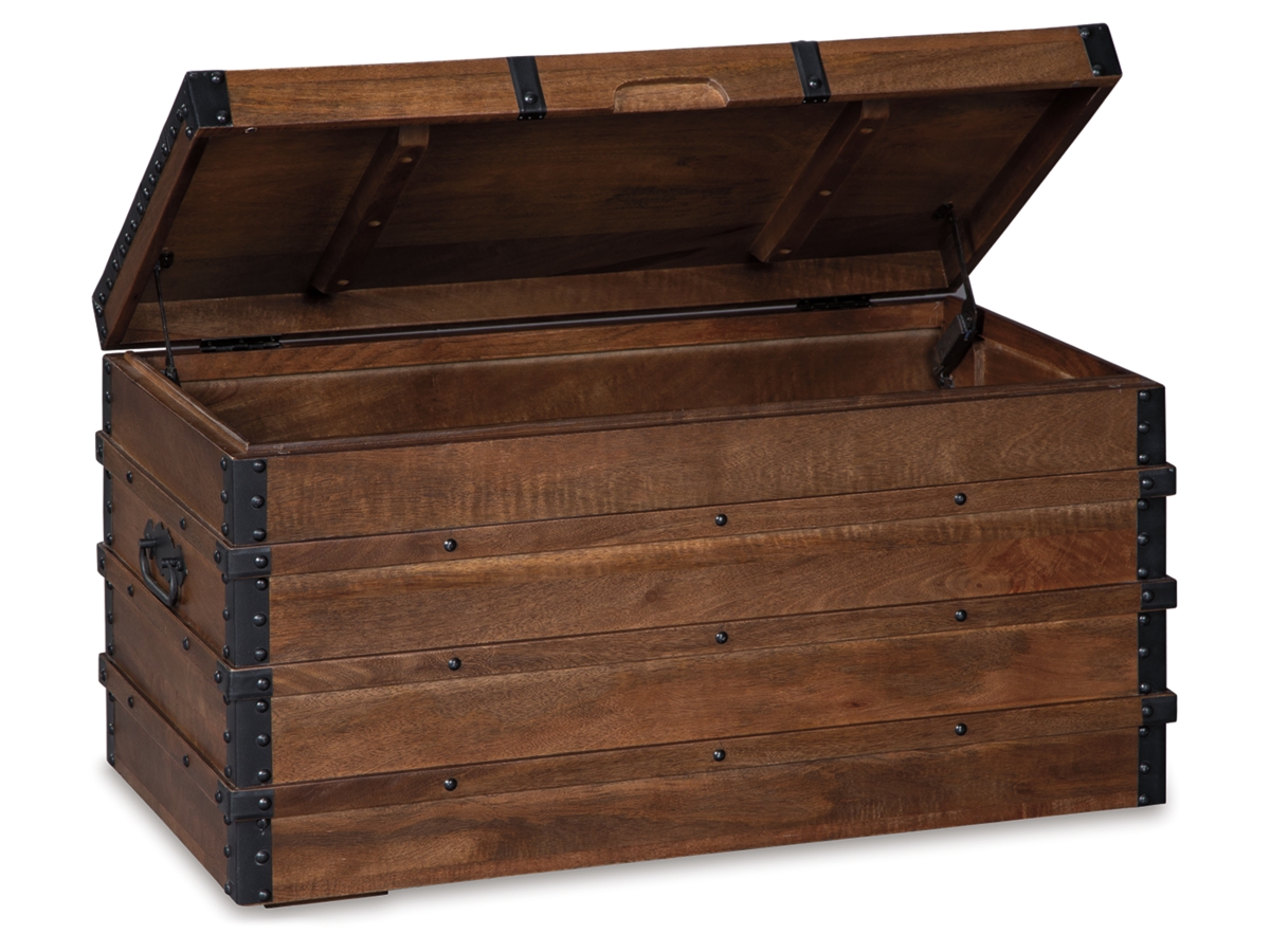 Ashley furniture trunk coffee table store