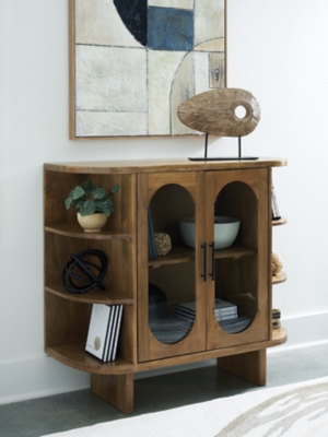 Click here for Niall Accent Cabinet  Light Brown prices
