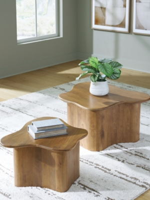 Click here for Abeford Accent Coffee Table (Set of 2)  Brown prices