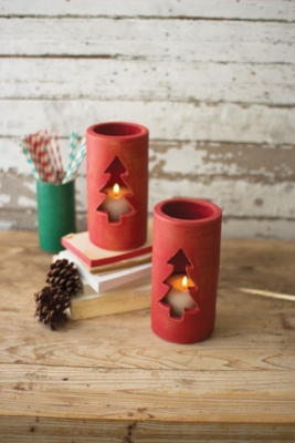 Click here for Kalalou Decorative Christmas Luminary (Set of 2)... prices