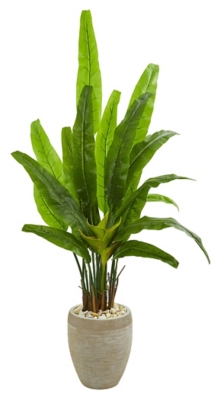 Click here for 64 Travelers Palm Artificial Tree in Sand Colored... prices