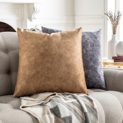 Click here for Surya Lily Throw Pillow  Camel/Wheat prices