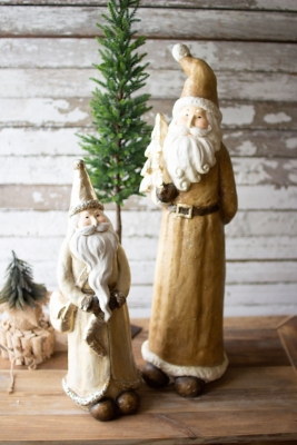Click here for Christmas Resin Santas (Set of 2)  Metallic prices