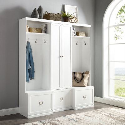 Click here for Crosley Furniture Harper 3-Piece Entryway Set  Whi... prices