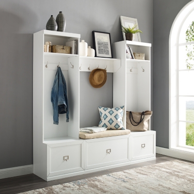 Click here for Crosley Furniture Harper 4-Piece Entryway Set  Whi... prices