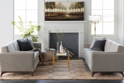 Home Accents Cream Modern Decorative Tray Set | Ashley