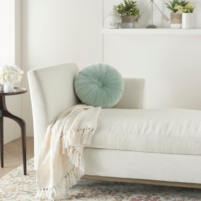 Click here for Nourison Mina Victory Sofia Round Throw Pillow  Ce... prices