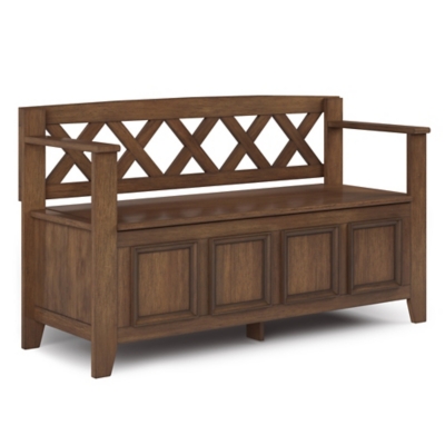 Amherst Rustic Entryway Storage Bench | Ashley