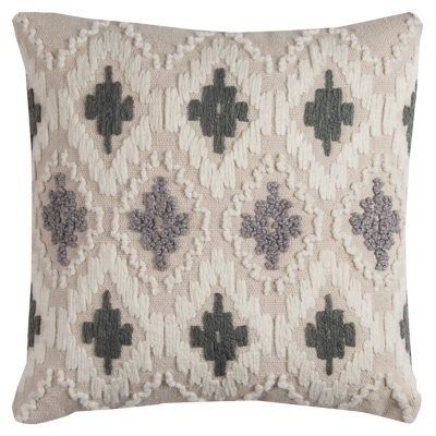 Home Accents Geometric Diamonds Textured Throw Pillow | Ashley