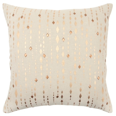 Click here for Home Accents Gold Stripe Throw Pillow  Natural prices