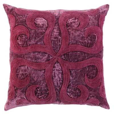 Home Accents Embroidered Velvet Throw Pillow | Ashley