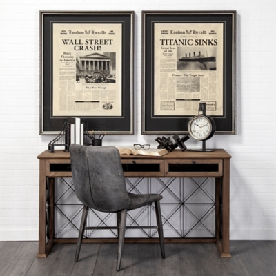 Click here for Metallic Hanging Table Clock  Brown prices