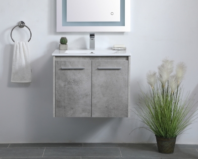 Click here for Kasper 24 Single Bathroom Floating Vanity Set  Con... prices