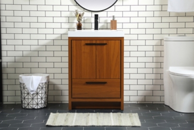 Click here for Wyatt 24 Single Bathroom Vanity Set  Teak prices